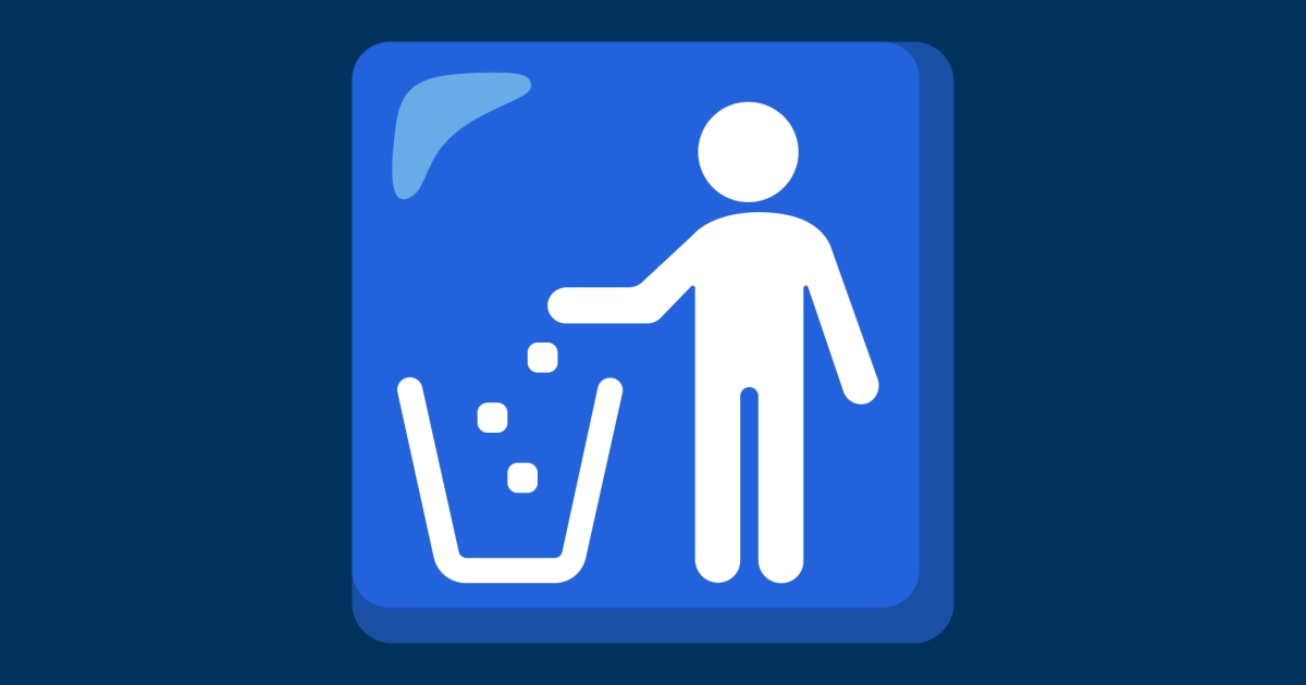 🚮 Simbolo Raccolta Rifiuti Emoji