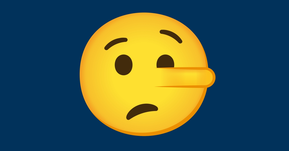 🤥 Dire Le Bugie Emoji