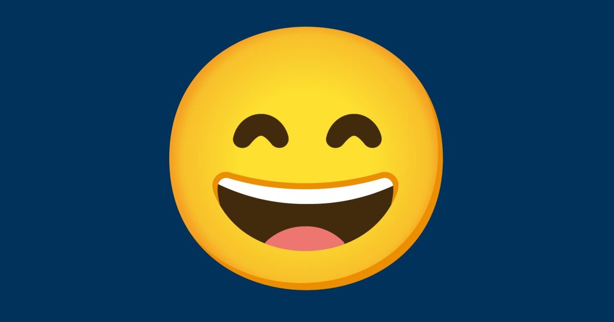 😄 Faccina Con Un Gran Sorriso E Occhi Sorridenti Emoji