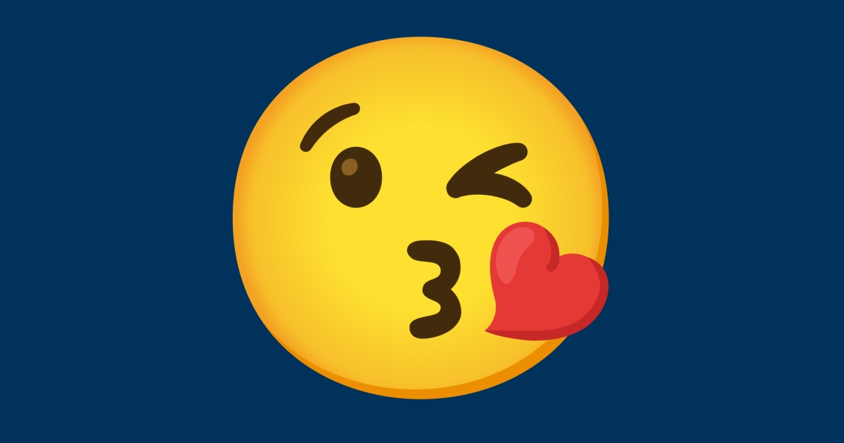 😘 Faccina Che Dà I Baci Emoji