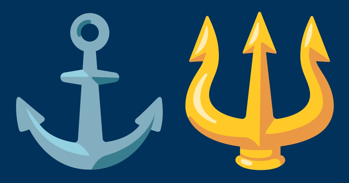 ⚓ Ancora Emoji 🔱