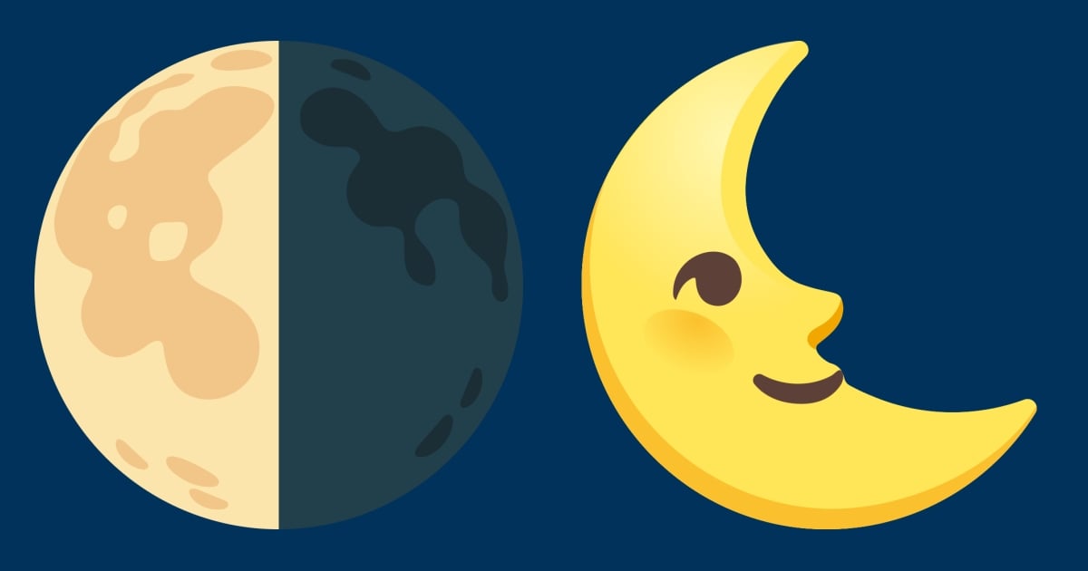🌗 Ultimo Quarto Di Luna Emoji 🌜 🌗 Ultimo Quarto Di Luna Emoji 🌜