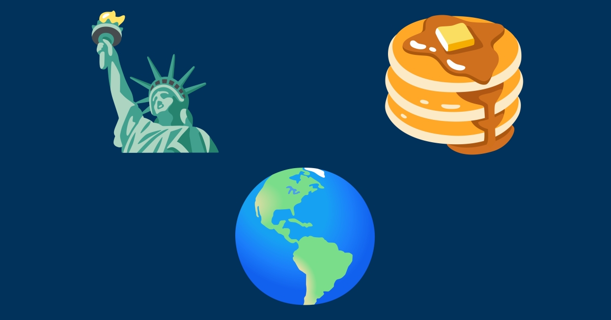🥞 America Emoji 🌎 🗽