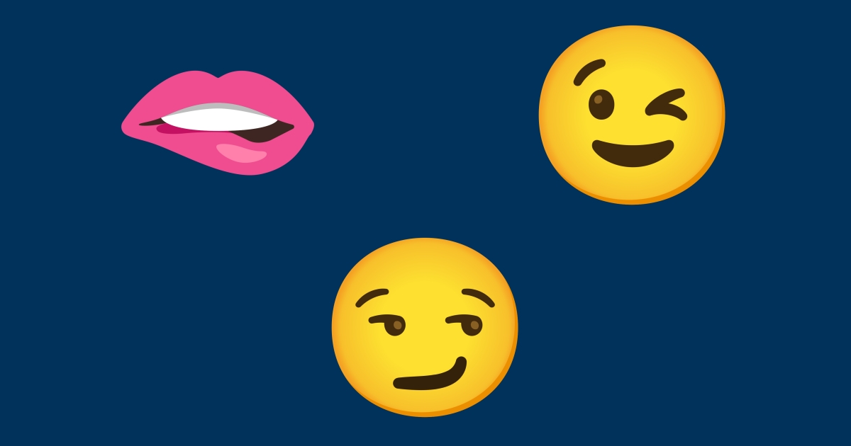 😉 Flirtare Emoji 😏 🫦