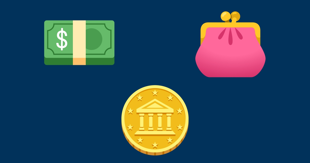 👛 Moneta Emoji 🪙 💵