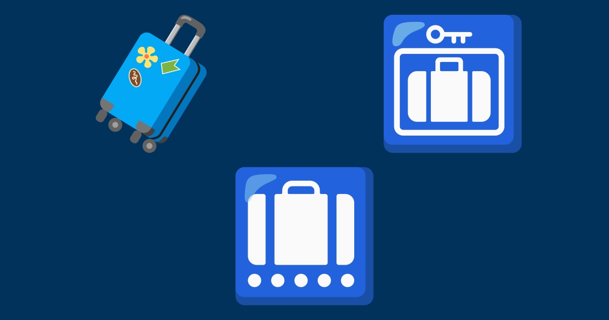 🧳 Bagagli Emoji 🛄 🛅