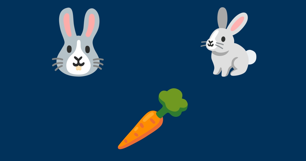 🐰 Coniglio Emoji 🐇 🥕