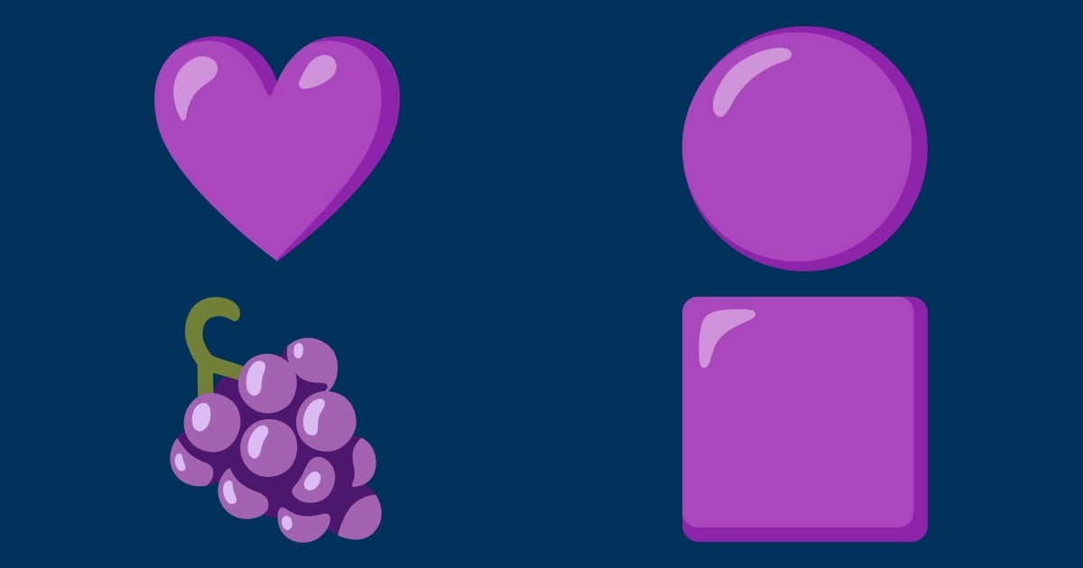 💜 Viola Emoji 🍇 🟣 🟪