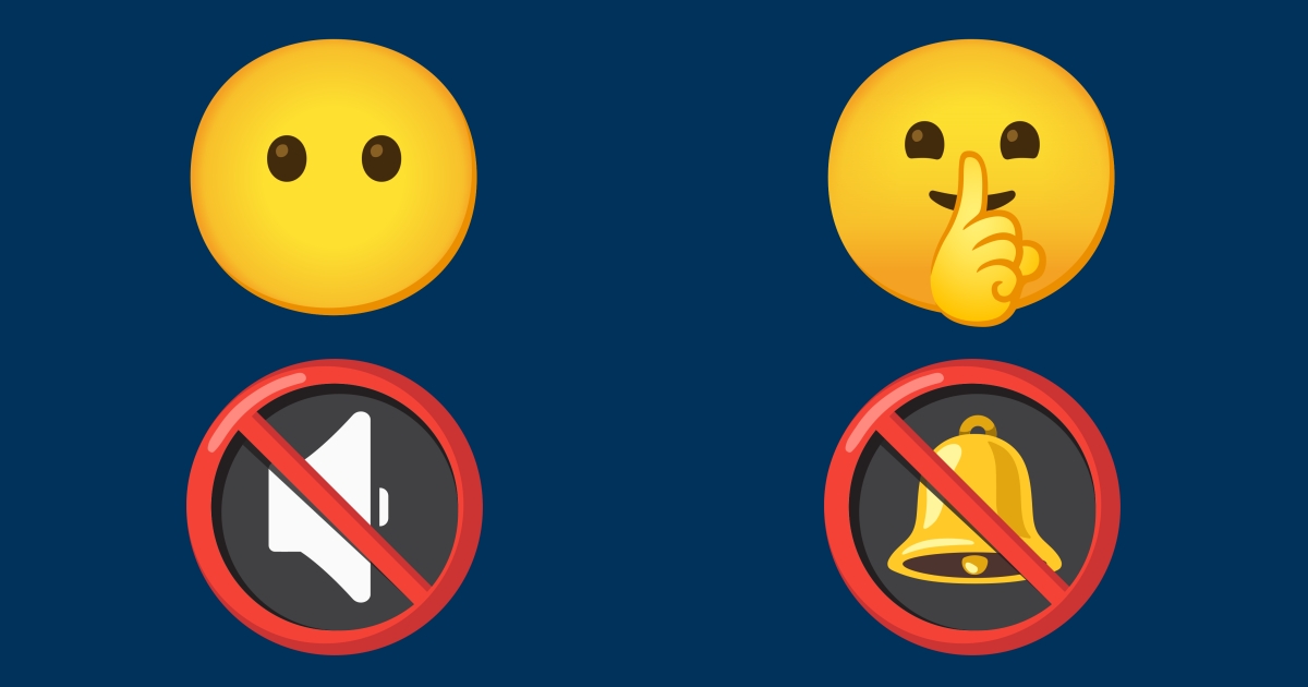 🤫 Muto Emoji 😶 🔇 🔕