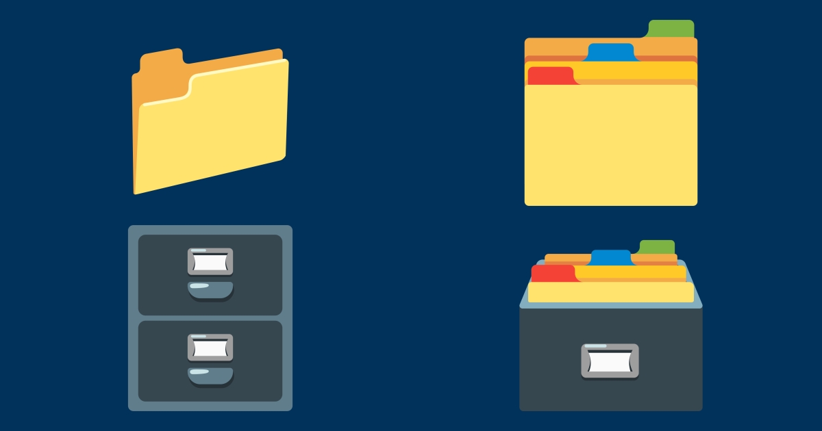📁 Archiviare Emoji 🗂️ 🗃️ 🗄️
