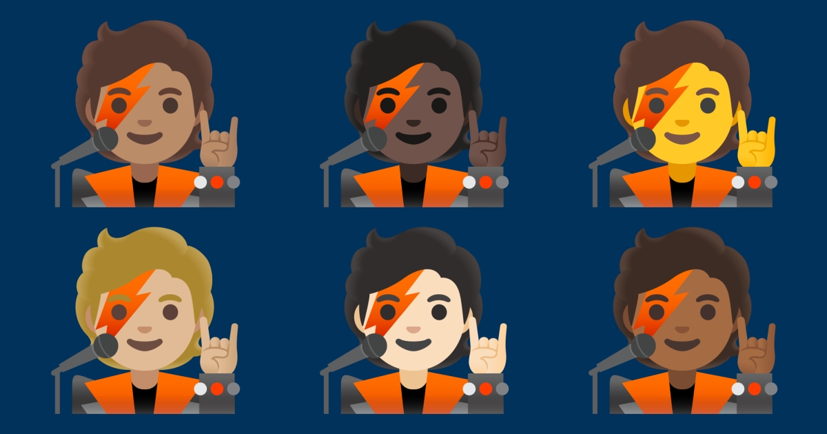 🧑‍🎤 Intrattenitore Emoji 🧑🏻‍🎤 🧑🏼‍🎤 🧑🏽‍🎤 🧑🏾‍🎤 🧑🏿‍🎤