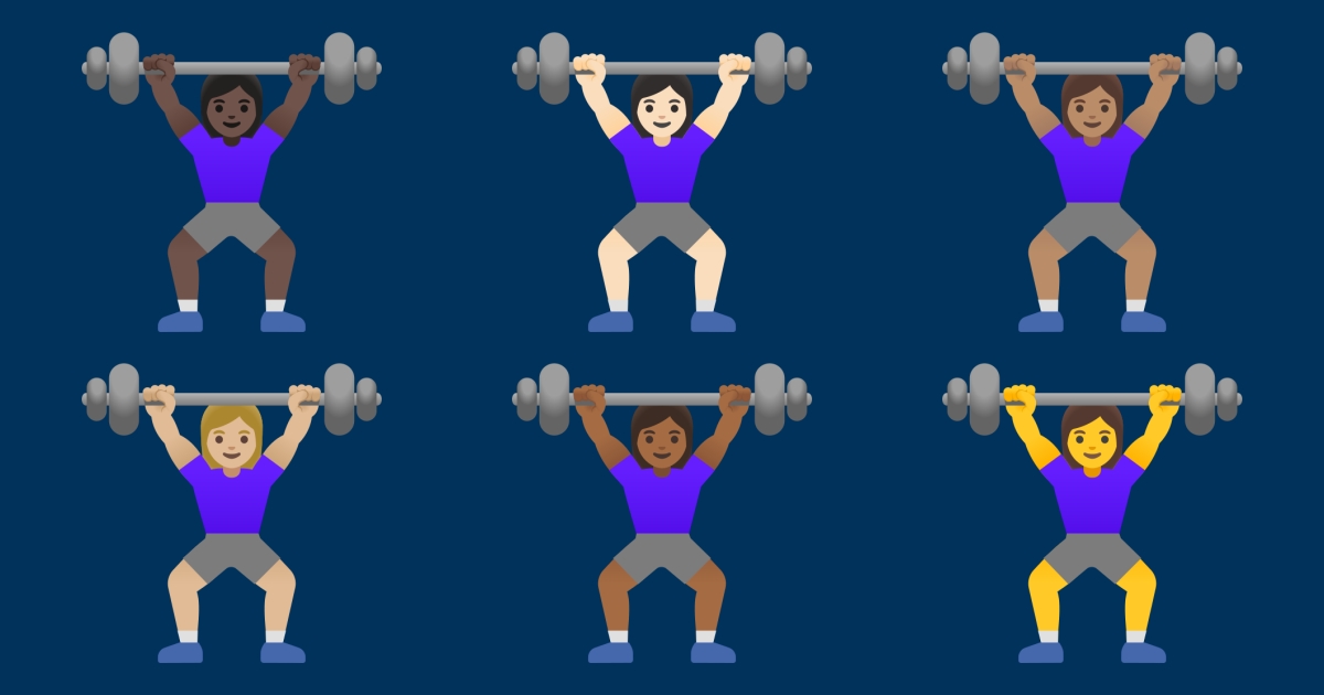 🏋️‍♀️ Donna Che Solleva Pesi Emoji 🏋🏻‍♀️ 🏋🏼‍♀️ 🏋🏽‍♀️ 🏋🏾‍♀️ 🏋🏿‍♀️