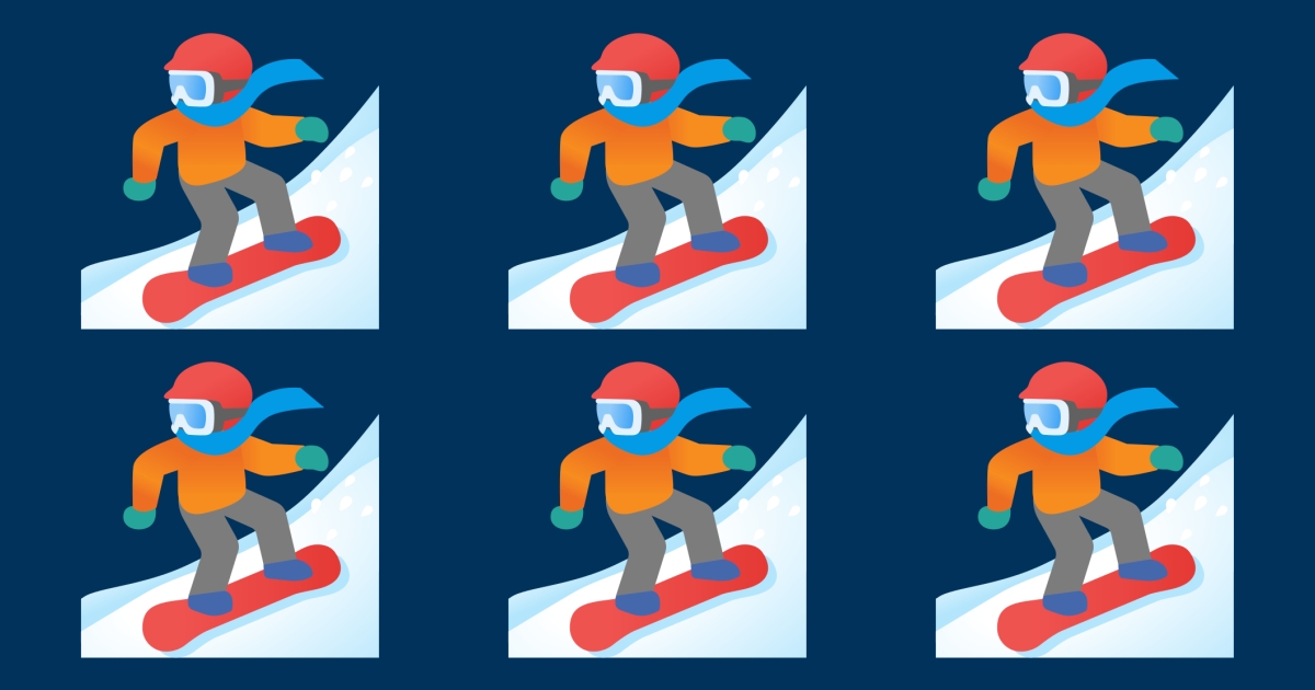 🏂 Snowboard Emoji 🏂🏻 🏂🏼 🏂🏽 🏂🏾 🏂🏿