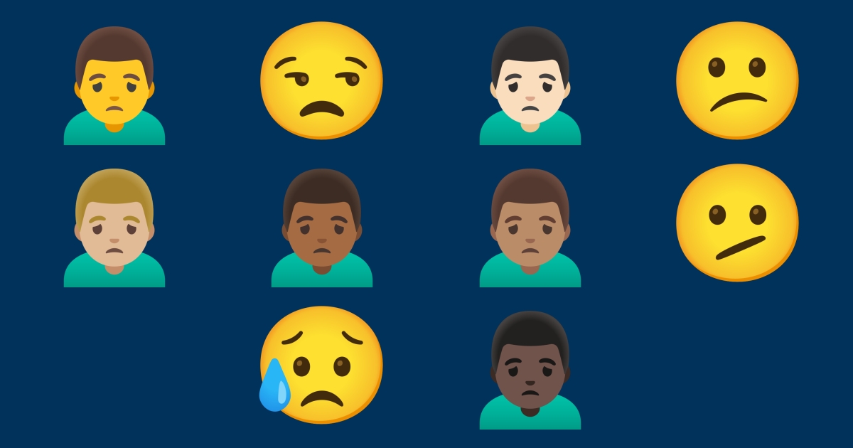 😒 Deluso Emoji 😕 🫤 😥 🙍‍♂️ 🙍🏻‍♂️ 🙍🏼‍♂️