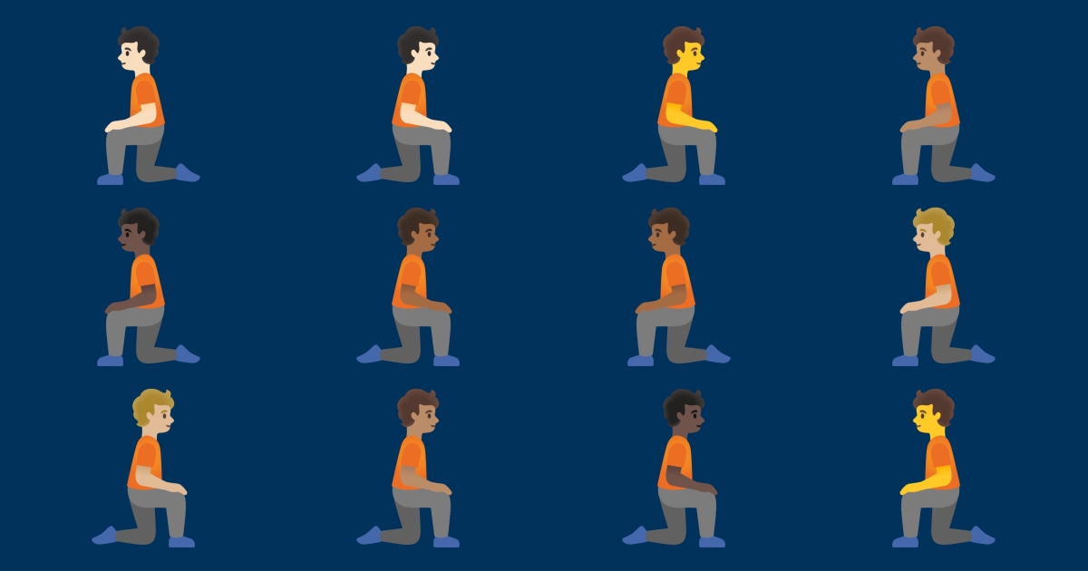 🧎 Persona Inginocchiata Emoji 🧎‍ ️ 🧎🏻 🧎🏼 🧎🏽 🧎🏾 🧎🏿
