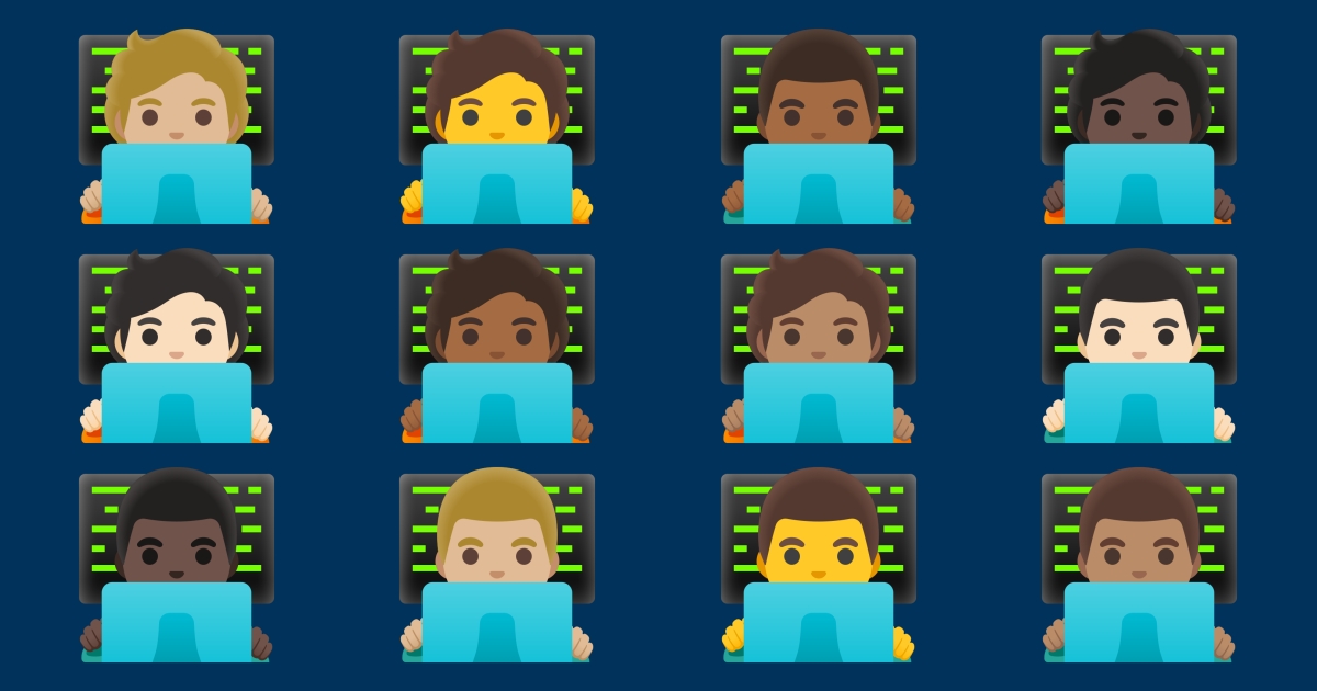 🧑‍💻 Tecnologo Emoji 👨‍💻 🧑🏻‍💻 🧑🏼‍💻 🧑🏽‍💻 🧑🏾‍💻 🧑🏿‍💻