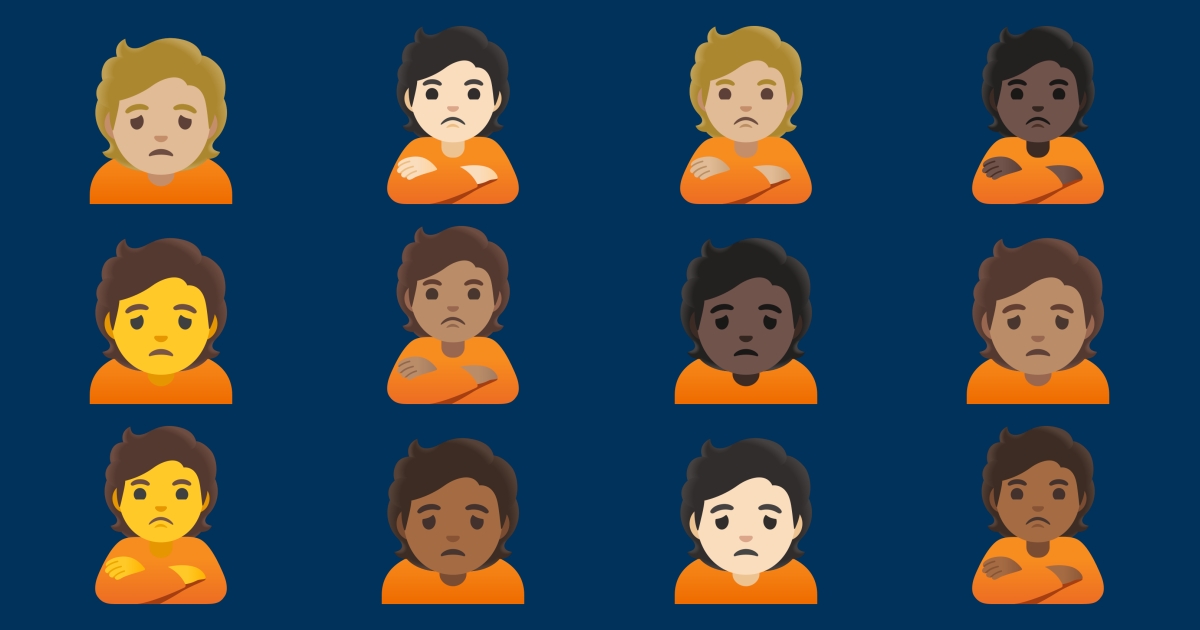 🙍 Arrabbiata Emoji 🙎 🙍🏻 🙍🏼 🙍🏽 🙍🏾 🙍🏿