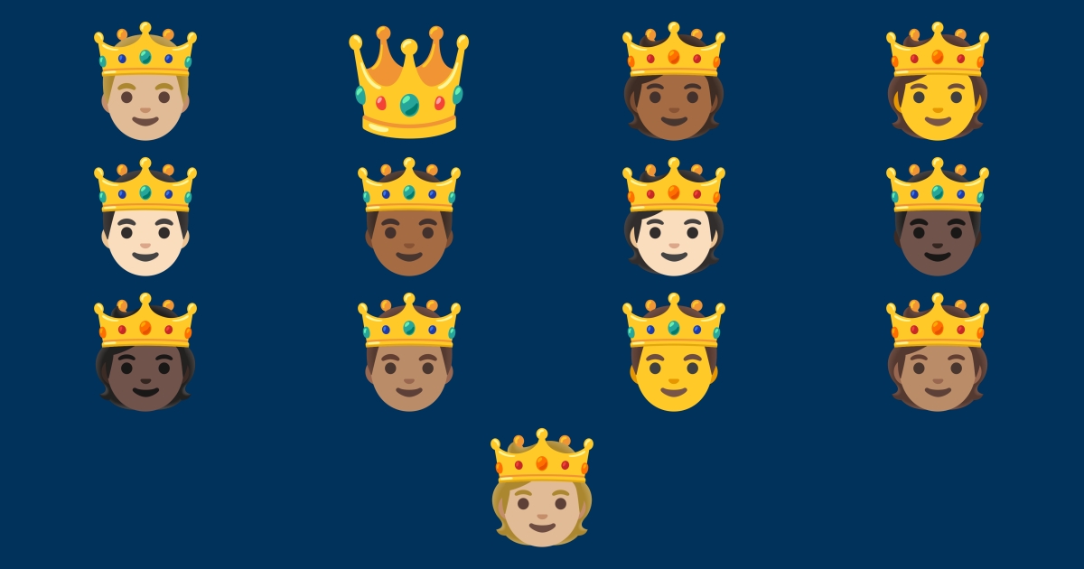 🫅 Re Emoji 🤴 👑 🫅🏻 🫅🏼 🫅🏽 🫅🏾