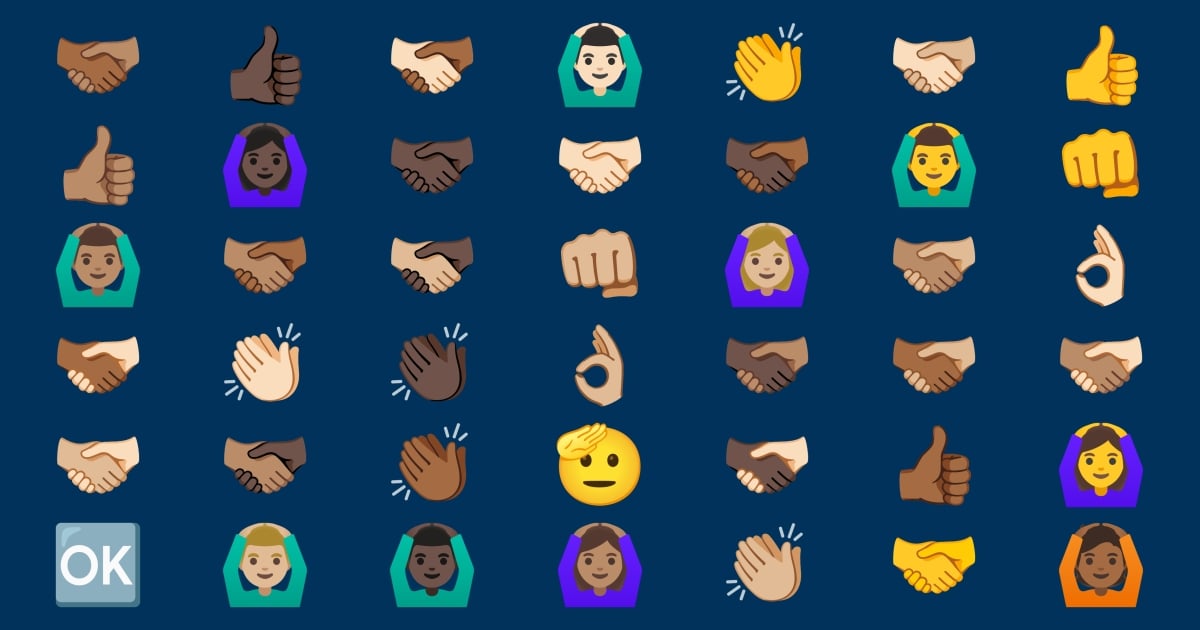 🙂 OK Emoji 🫡 👌 👍 👊 👏 🤝