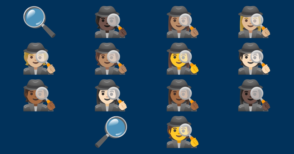 🕵️ Lente Emoji 🕵️‍♀️ 🔍 🔎 🕵🏻 🕵🏼 🕵🏽
