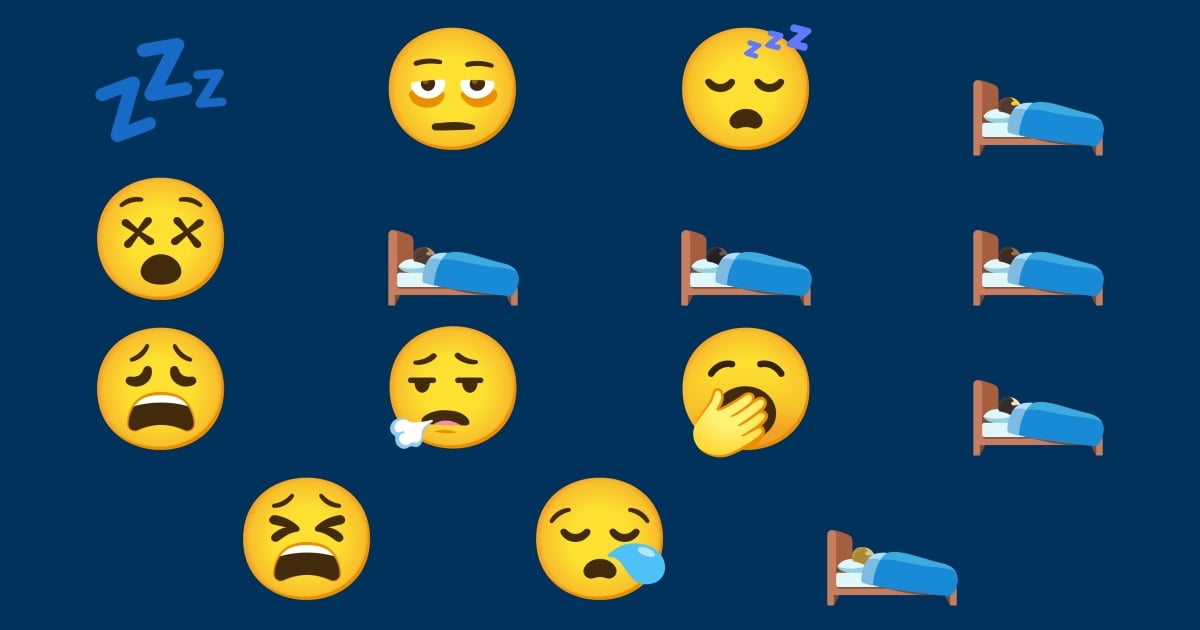 😮‍💨 Stanco Emoji 😪 😴 🫩 😵 😩 😫