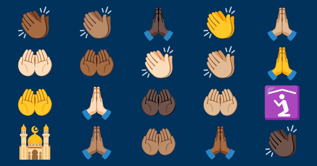 👏 Preghiera Emoji 🤲 🙏 🕌 🛐 👏🏻 👏🏼
