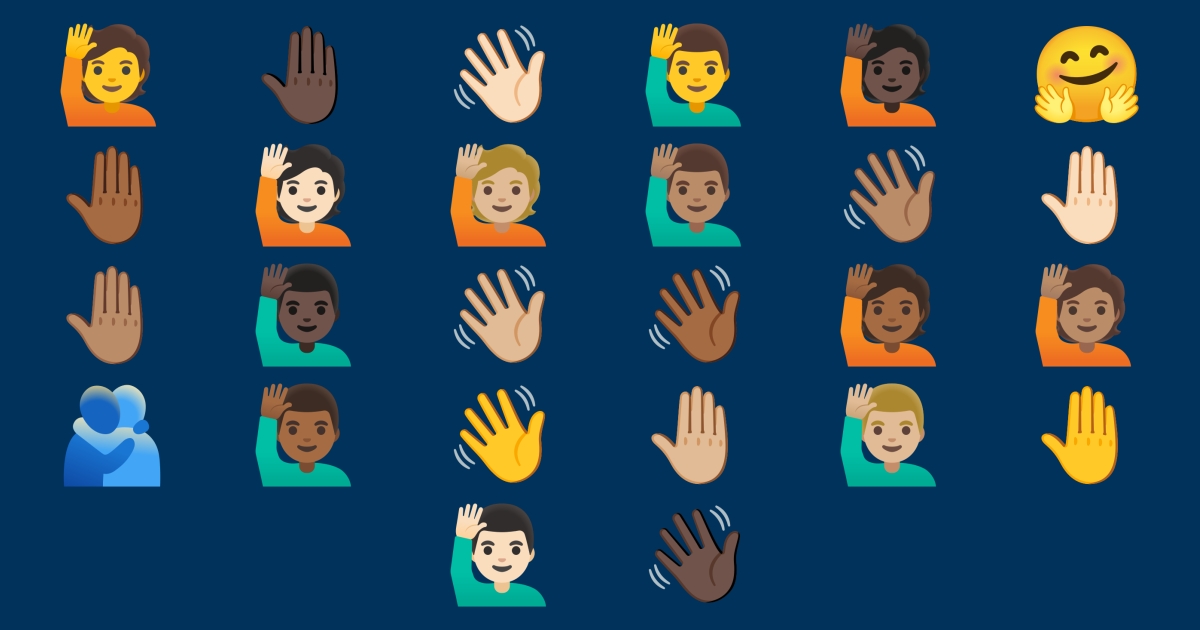 🤗 Ciao Emoji 👋 🤚 🙋 🙋‍♂️ 🫂 👋🏻