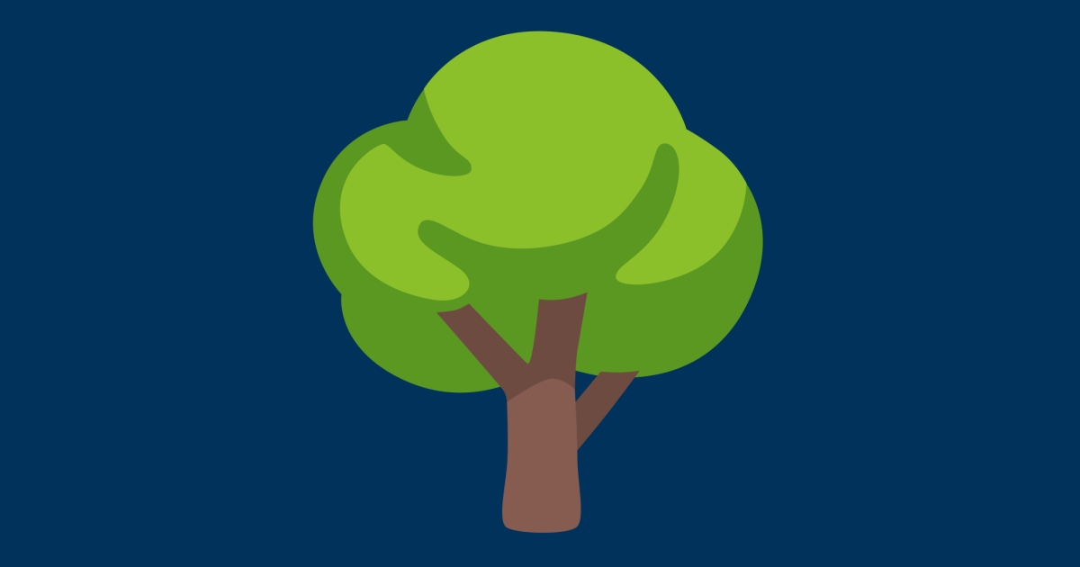 🌳 árbol De Hoja Caduca Emojis