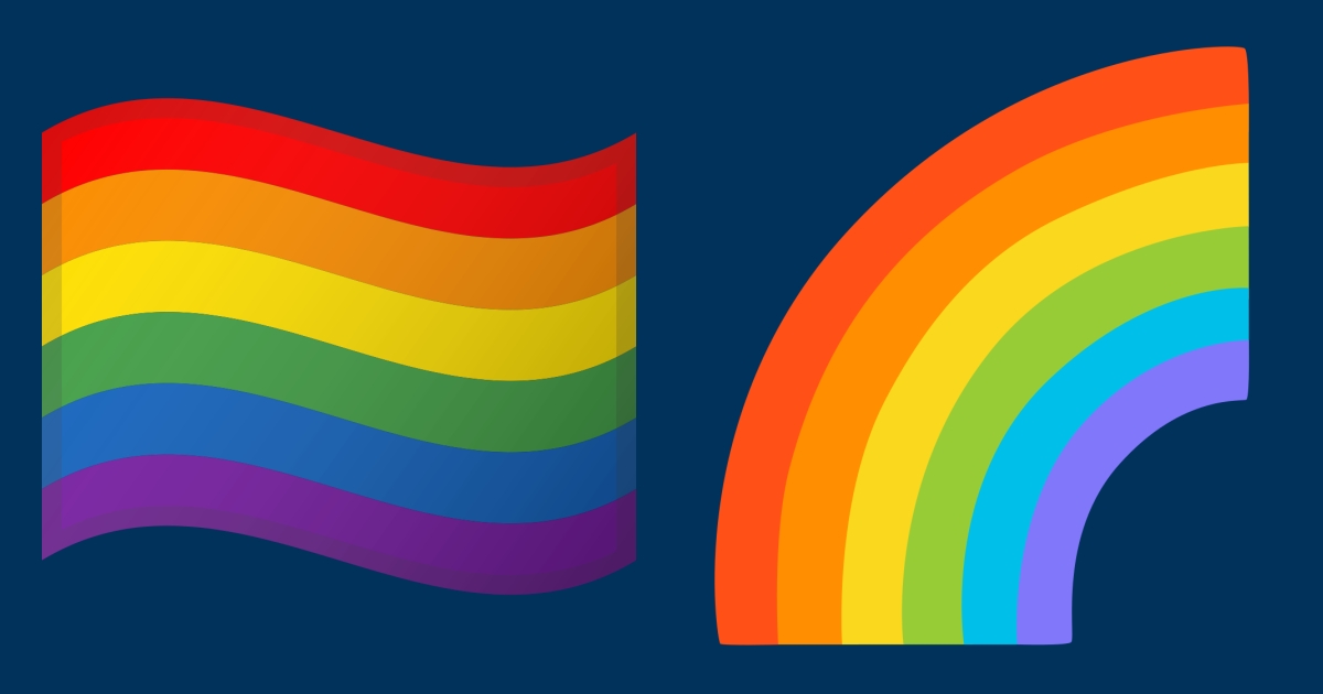 🌈 Arcoíris Emojis 🏳️‍🌈