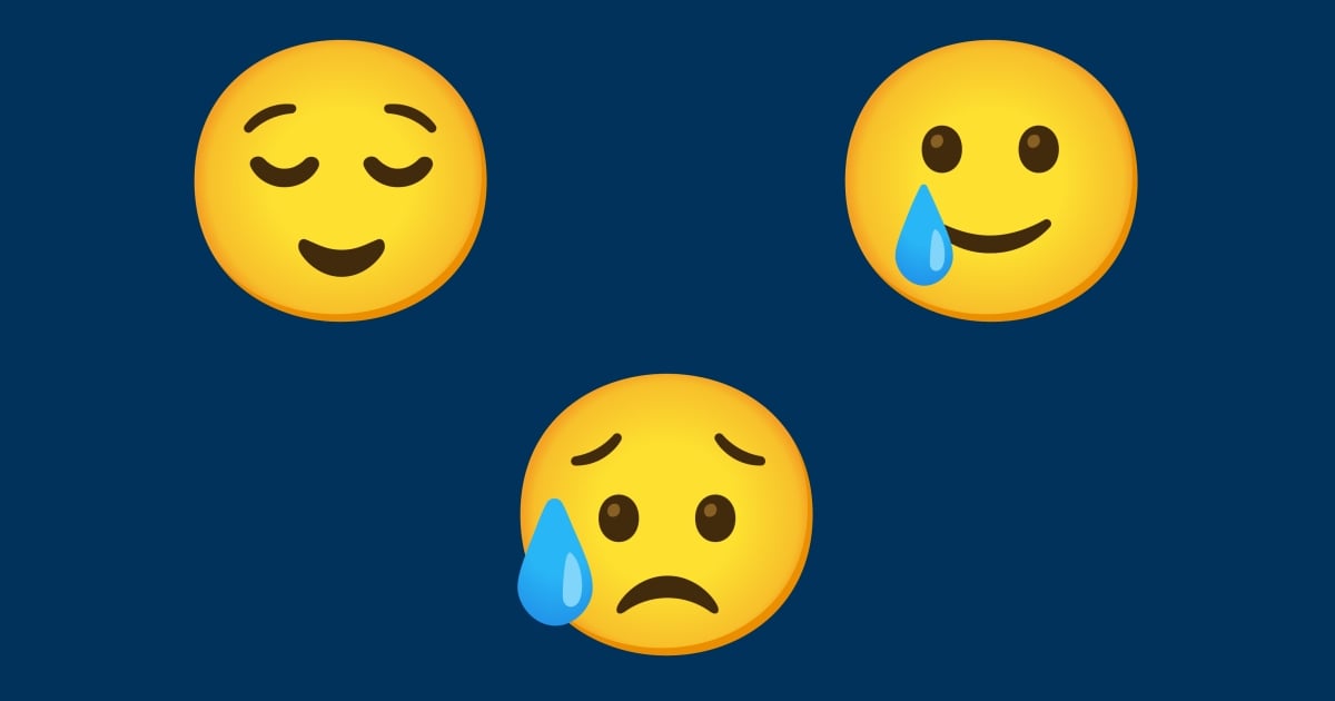 🥲 Aliviado Emojis 😌 😥