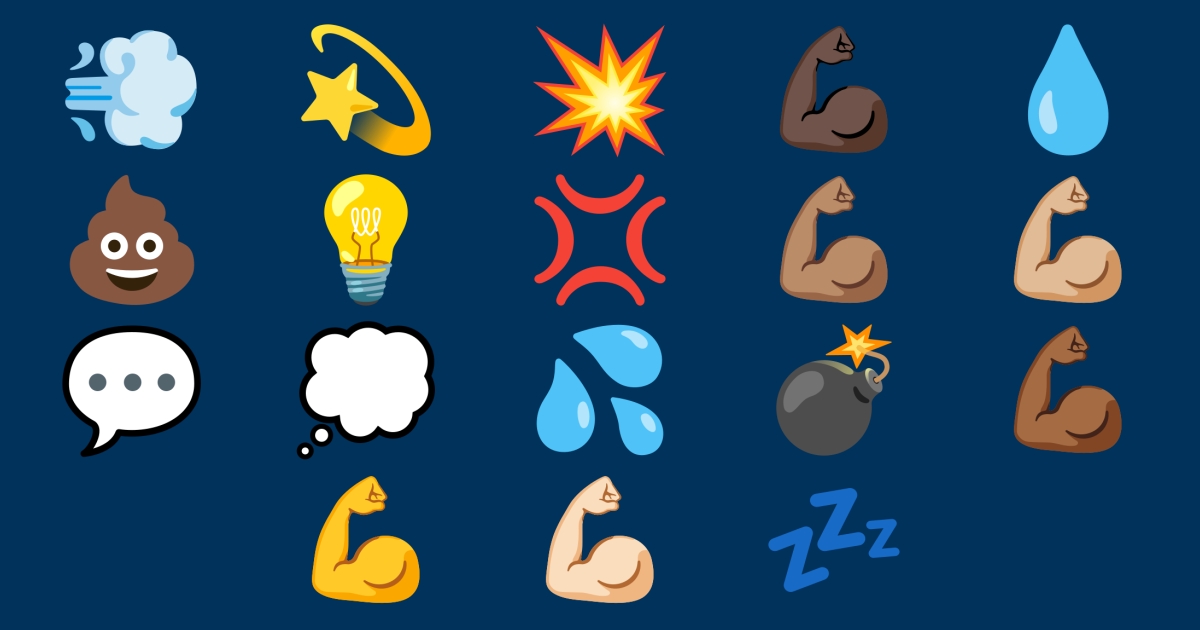 💩 Cómic Emojis 💢 💥 💫 💦 💨 💬