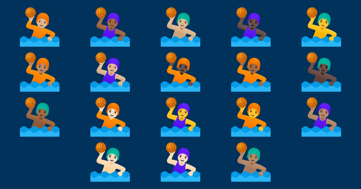 🤽 Waterpolista Emojis 🤽‍♂️ 🤽‍♀️ 🤽🏻 🤽🏼 🤽🏽 🤽🏾