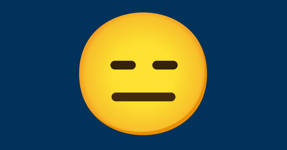 😑 Nada A Dizer Emojis