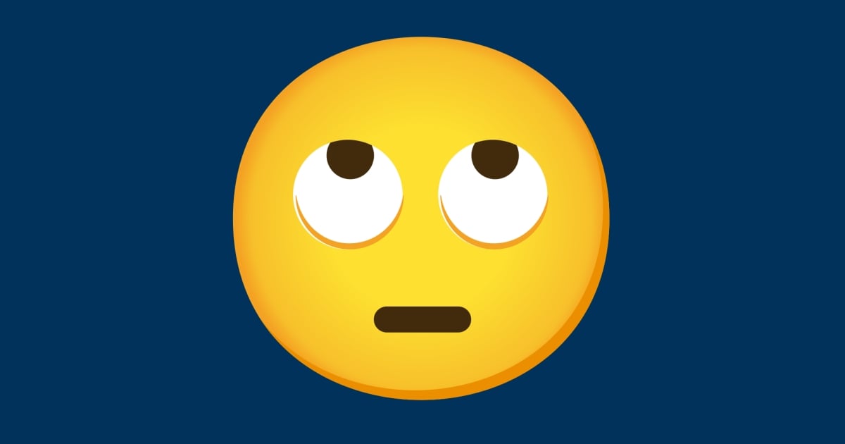 🙄 Olhando Para Cima Emojis