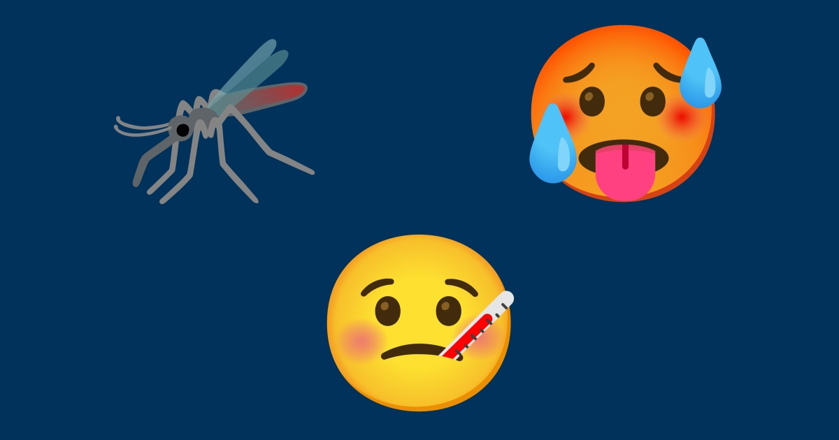 🤒 Febre Emojis 🥵 🦟
