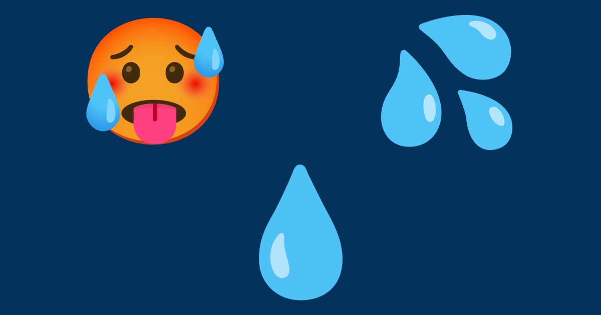🥵 Suor Emojis 💦 💧