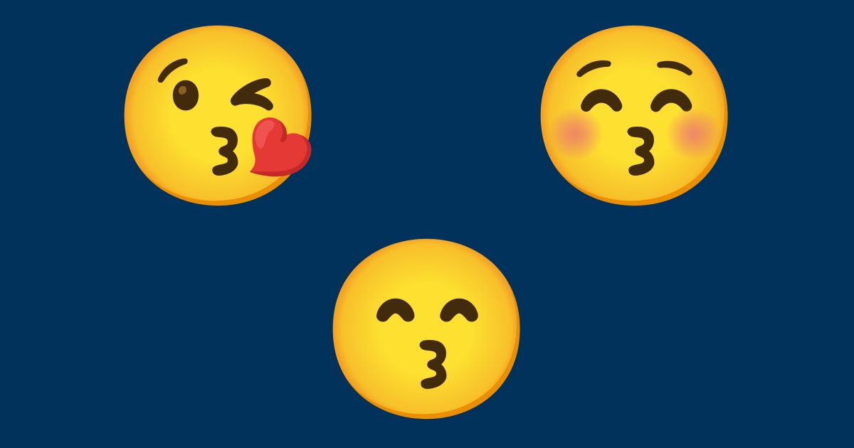 😘 Mandando Beijo Emojis 😚 😙