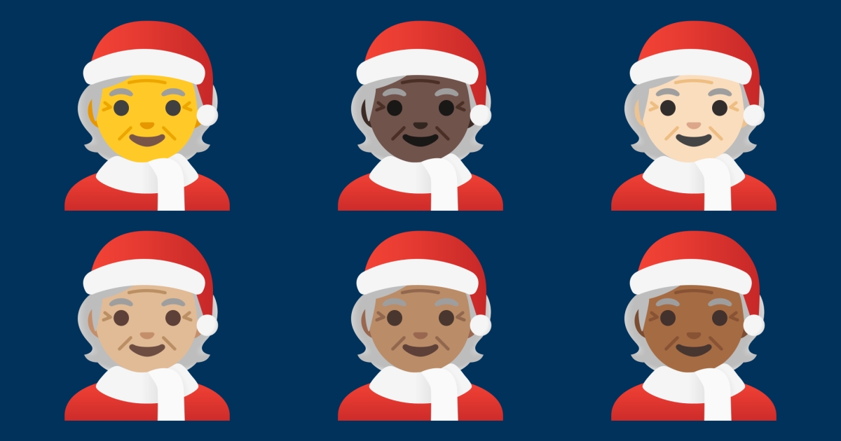 🧑‍🎄 Feliz Natal Emojis 🧑🏻‍🎄 🧑🏼‍🎄 🧑🏽‍🎄 🧑🏾‍🎄 🧑🏿‍🎄