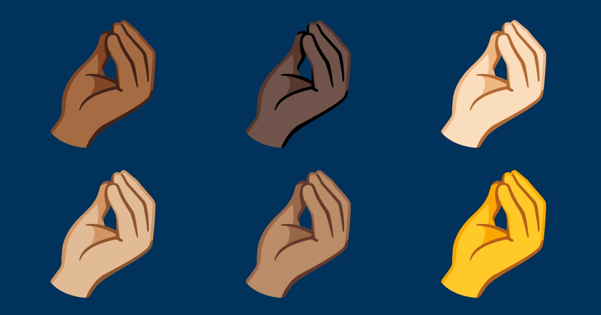 🤌 Itália Emojis 🤌🏻 🤌🏼 🤌🏽 🤌🏾 🤌🏿