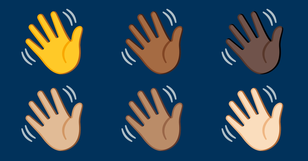 👋 Aceno Emojis 👋🏻 👋🏼 👋🏽 👋🏾 👋🏿