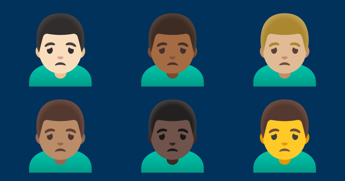 🙍‍♂️ Magoado Emojis 🙍🏻‍♂️ 🙍🏼‍♂️ 🙍🏽‍♂️ 🙍🏾‍♂️ 🙍🏿‍♂️