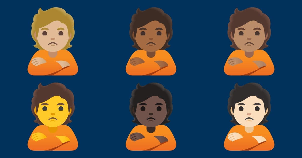 🙎 Beicinho Emojis 🙎🏻 🙎🏼 🙎🏽 🙎🏾 🙎🏿