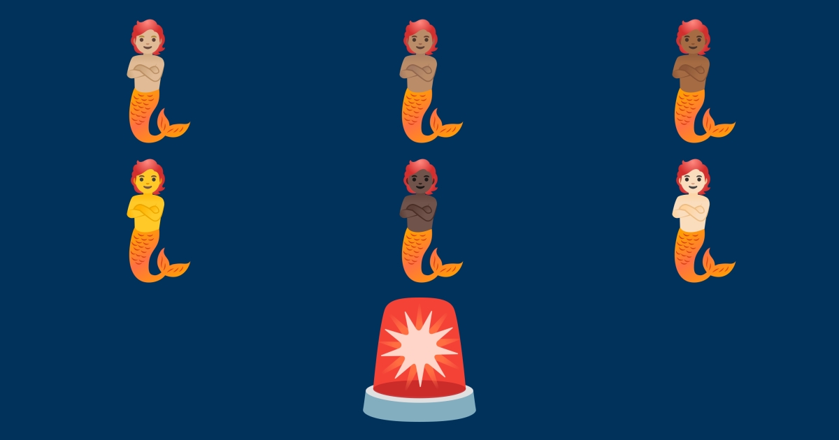 🧜 Sirene Emojis 🚨 🧜🏻 🧜🏼 🧜🏽 🧜🏾 🧜🏿