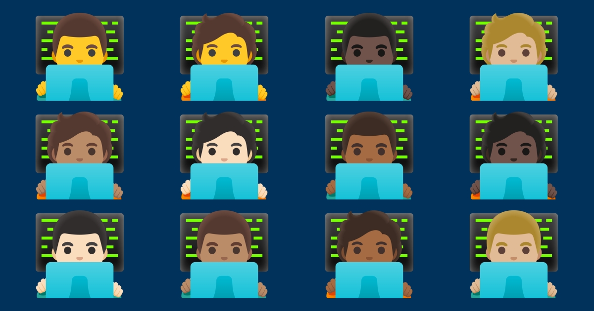 🧑‍💻 Desenvolvedor Emojis 👨‍💻 🧑🏻‍💻 🧑🏼‍💻 🧑🏽‍💻 🧑🏾‍💻 🧑🏿‍💻