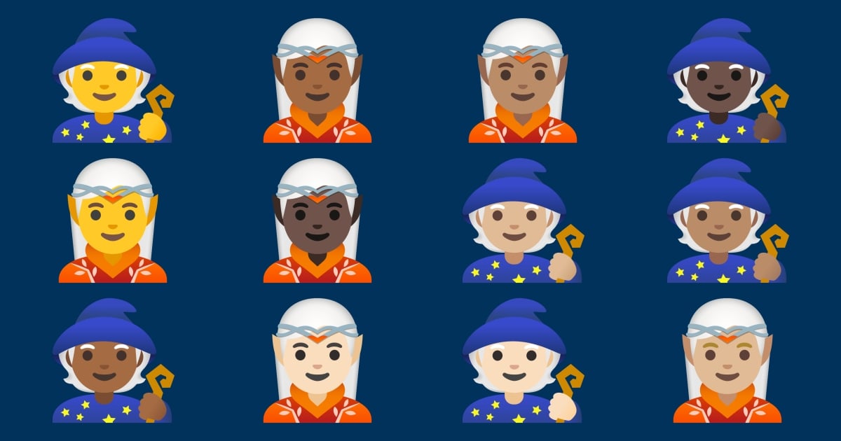 🧙 Rpg Emojis 🧝 🧙🏻 🧙🏼 🧙🏽 🧙🏾 🧙🏿