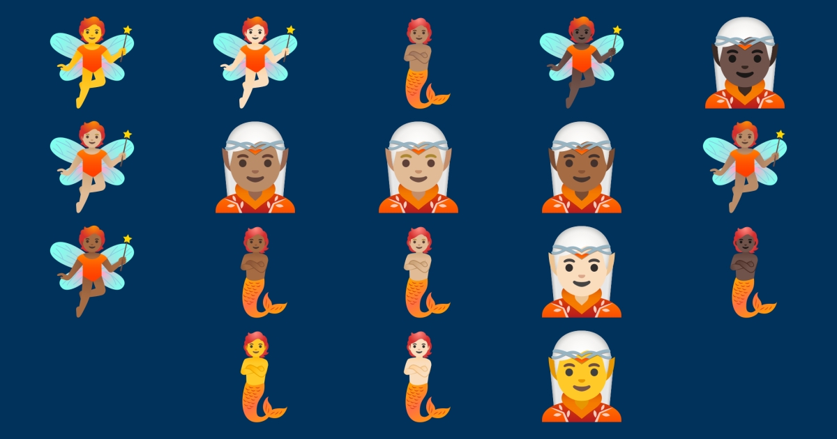 🧚 Ser Encantado Emojis 🧜 🧝 🧚🏻 🧚🏼 🧚🏽 🧚🏾