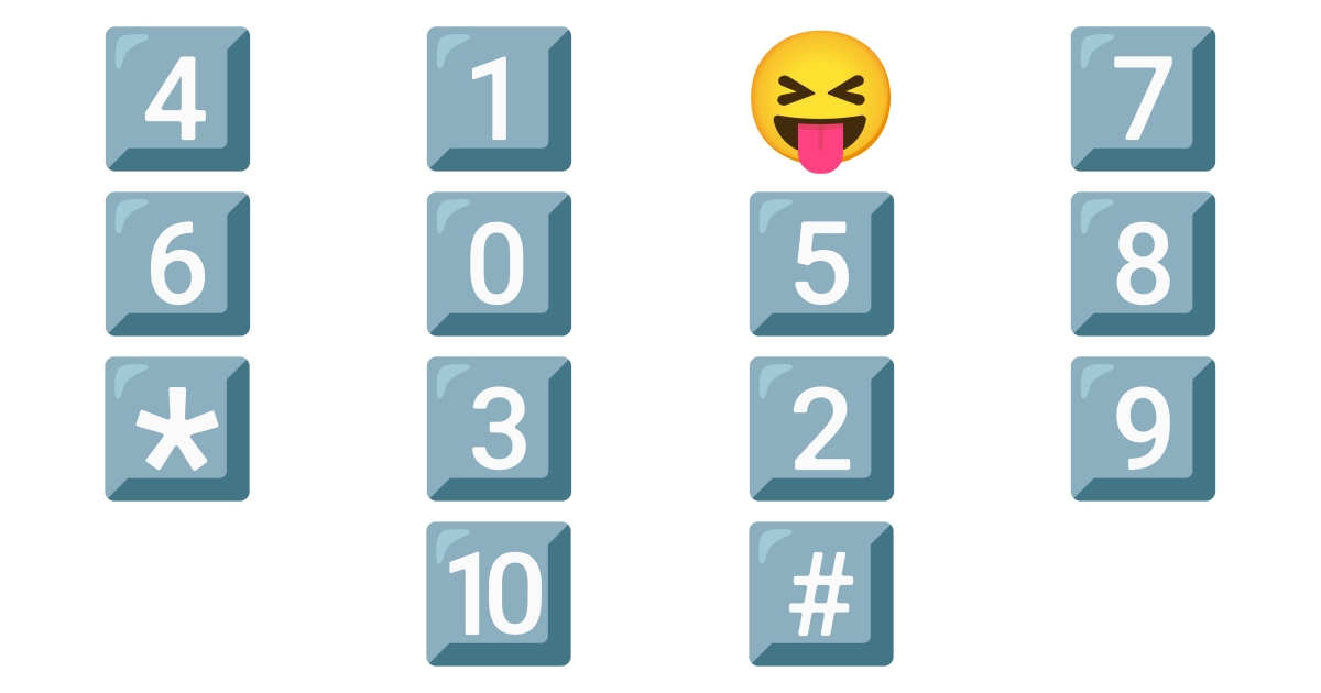 😝 Taste Emojis #️⃣ *️⃣ 0️⃣ 1️⃣ 2️⃣ 3️⃣