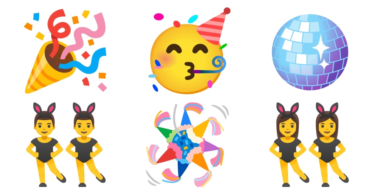 🥳 Party Emojis 👯♂️ 👯♀️ 🎉 🪅 🪩