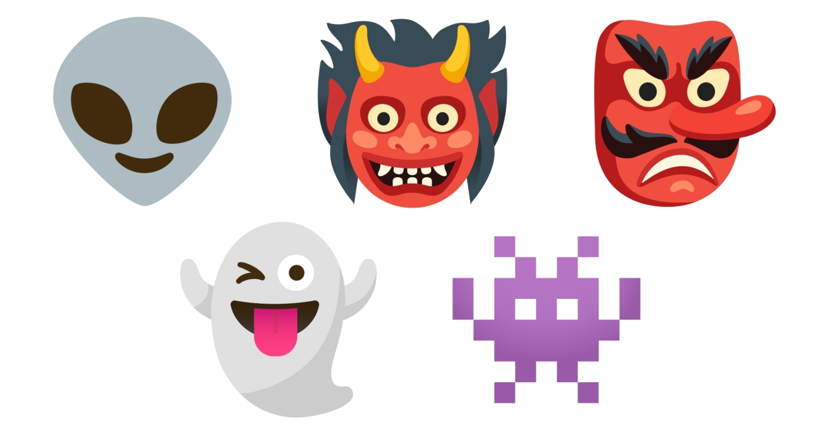 👹 Creature Emojis 👺 👻 👽 👾