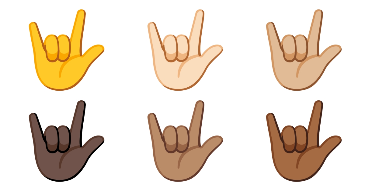 🤟 ILY Emojis 🤟🏻 🤟🏼 🤟🏽 🤟🏾 🤟🏿